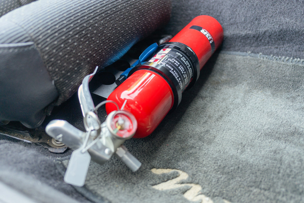 Mazda Miata Fire Extinguisher Mount 1989-2005 – Course Motorsports